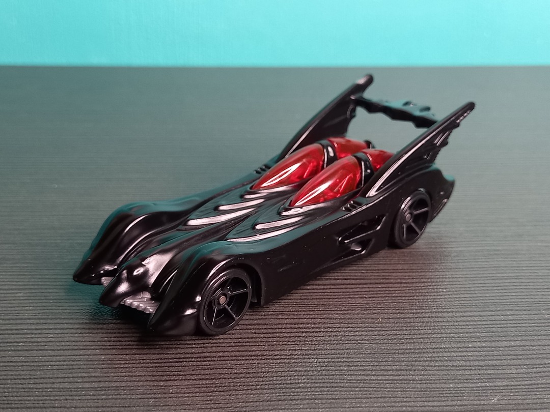 Mattel Hot Wheels Batmobile DC Comics Batman Series Black with Red ...