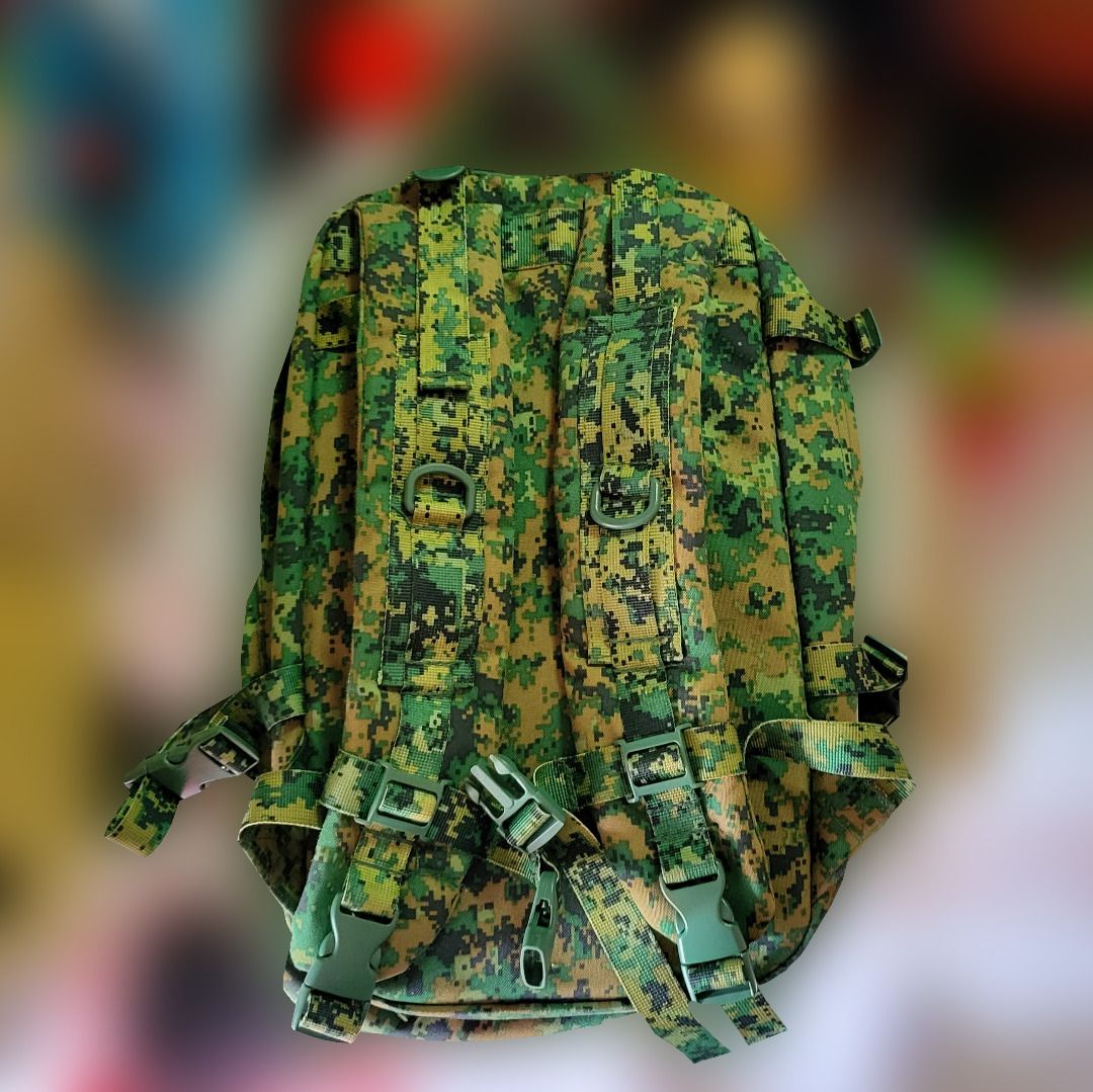 (Meet any Mrt) Camo tactical style backpack haversack for laptop ...