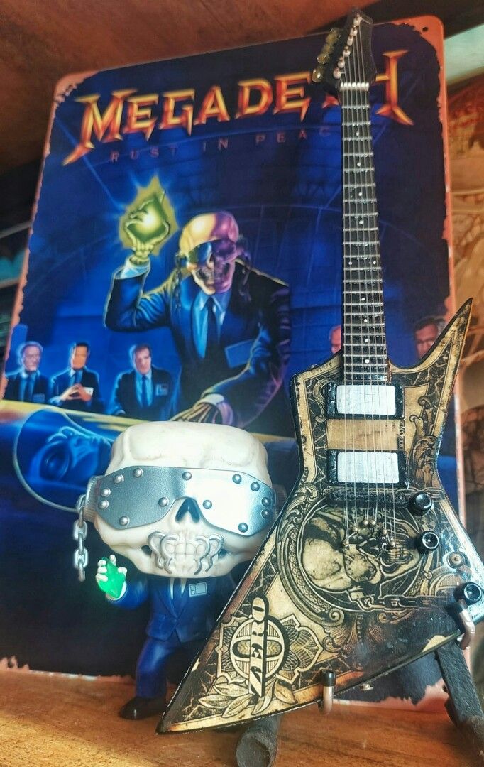 Megadeth (Rust in peace) metal poster 21cm x 31cm with figure and ...