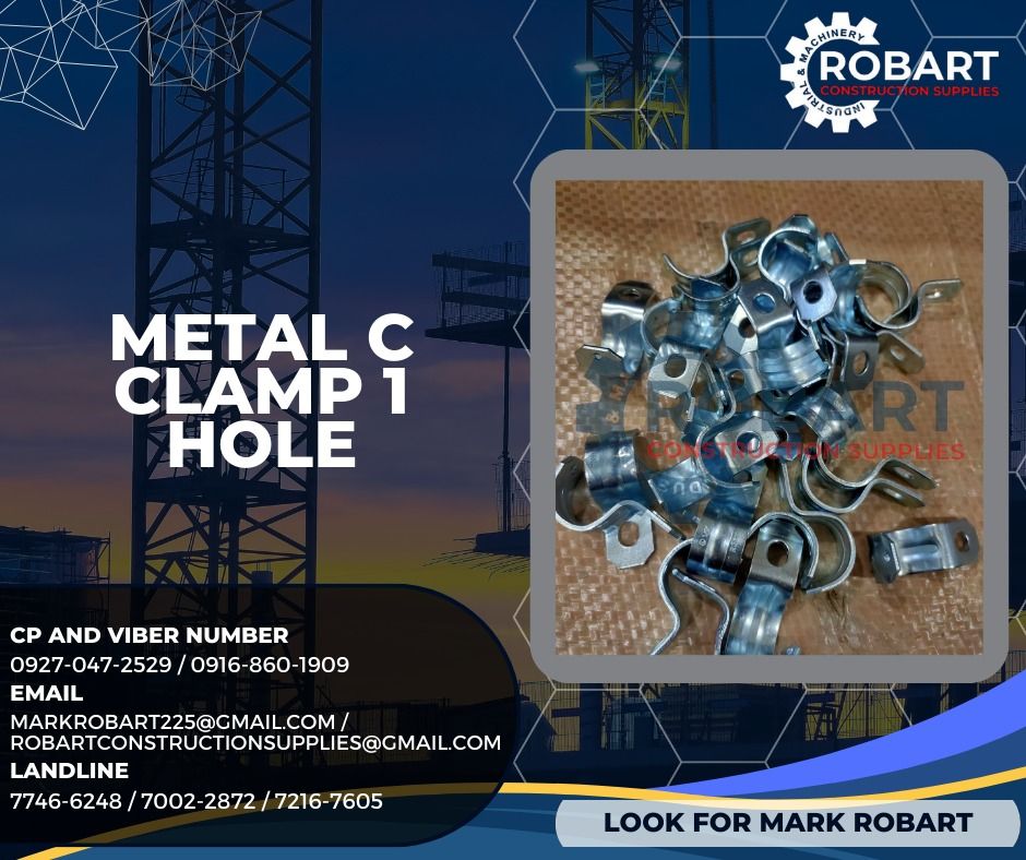 Metal C Clamp, Commercial & Industrial, Construction Tools & Equipment ...