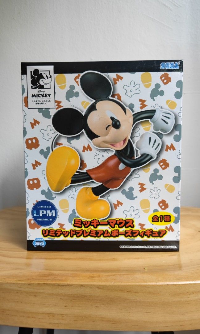 BNIB Mickey Mouse Premium Limited Sega Disney Prize collection, Hobbies ...