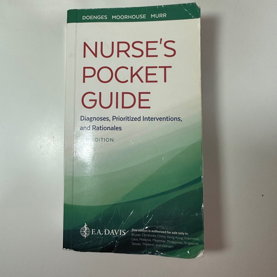 NANDA NURSE'S POCKET GUIDE 15TH EDITION, Hobbies & Toys, Books ...