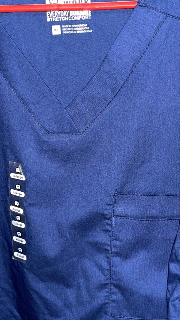 NAVY BLUE SCRUB SUIT — WINKSCRUBS BRAND, Men's Fashion, Tops & Sets ...