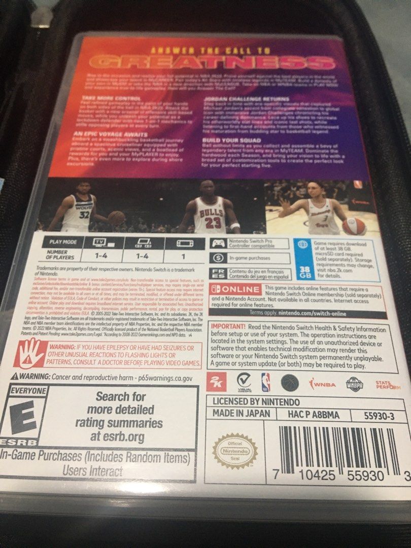 NBA 2K23 + Witcher 3 (Complete Edition), Video Gaming, Video Games, Nintendo on Carousell