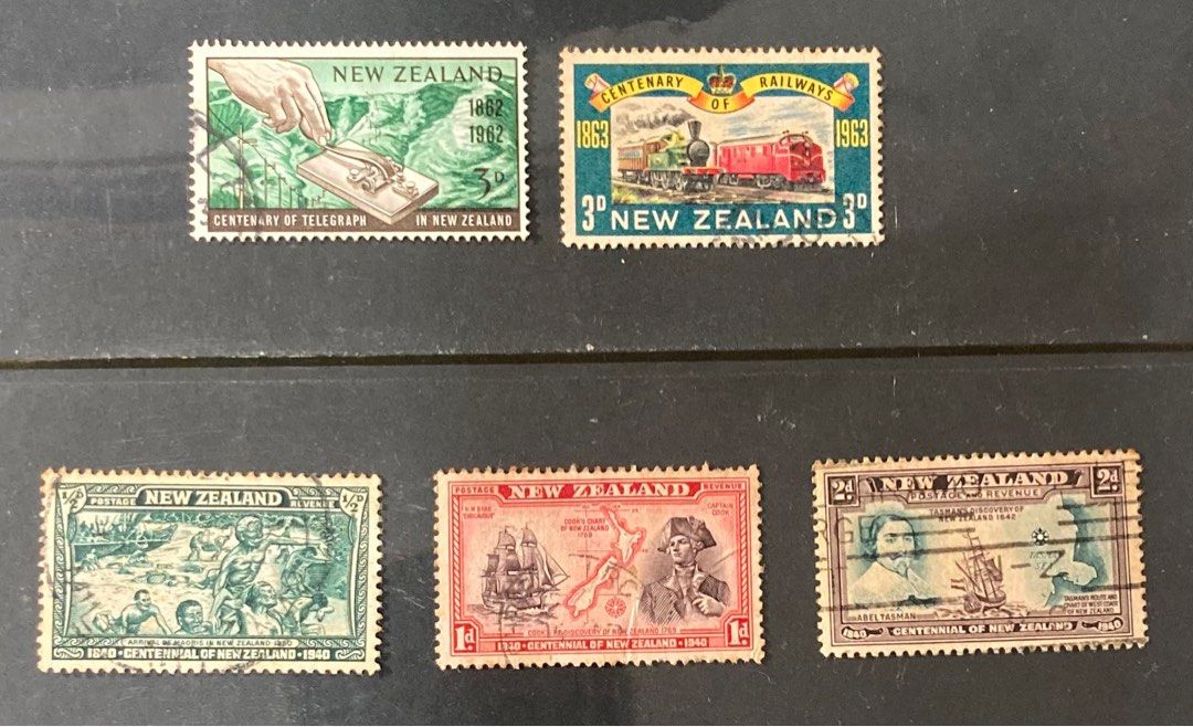 NEW ZEALAND USED STAMPS : Centenary & Centennial, Hobbies & Toys ...