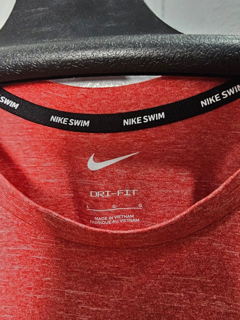 NIKE SWIM Dri-Fit Top, Men's Fashion, Activewear on Carousell