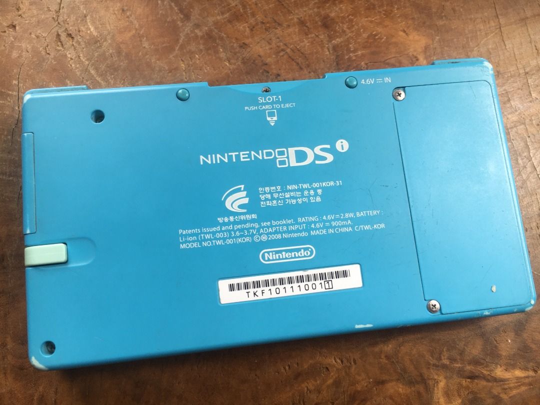 Nintendo DSi Blue Korean Edition DS with camera, Video Gaming, Video ...