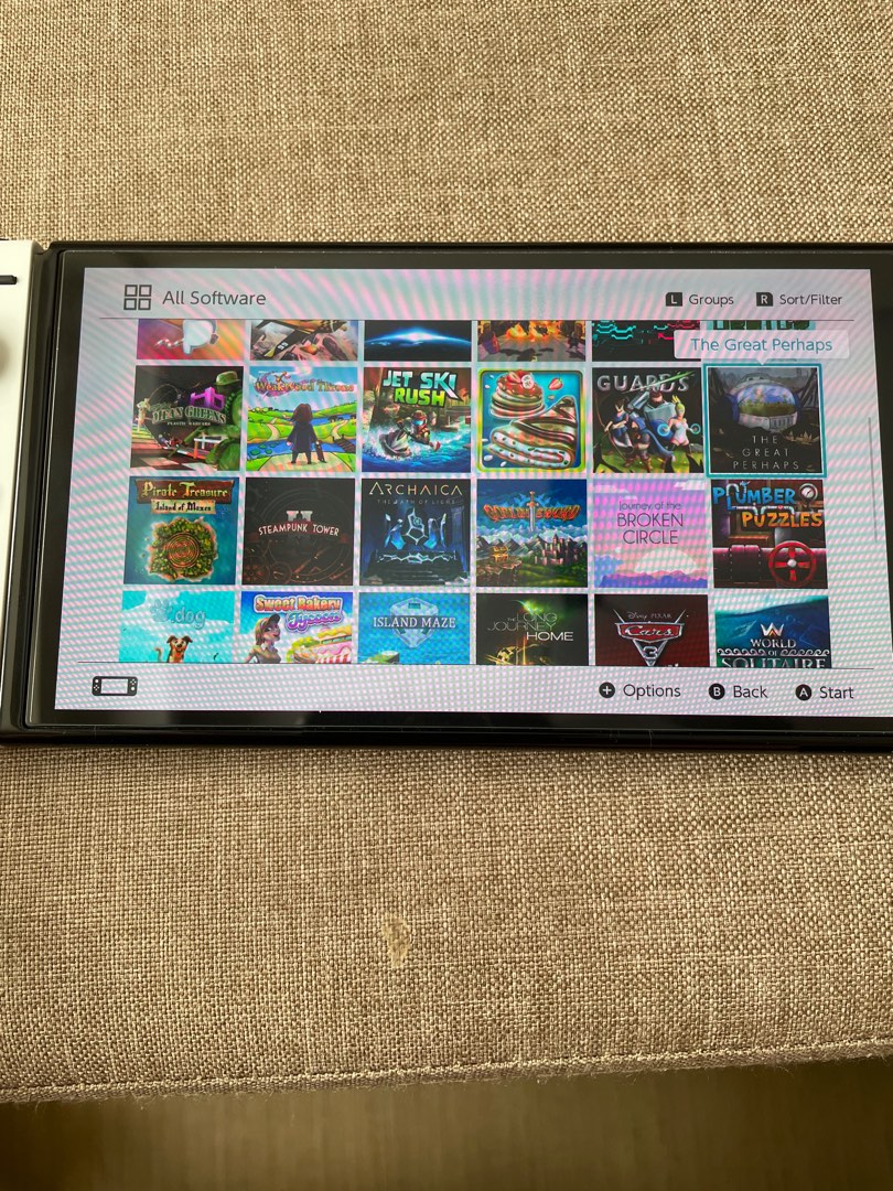 Nintendo Switch - OLED Model White (complete accessories & account full ...