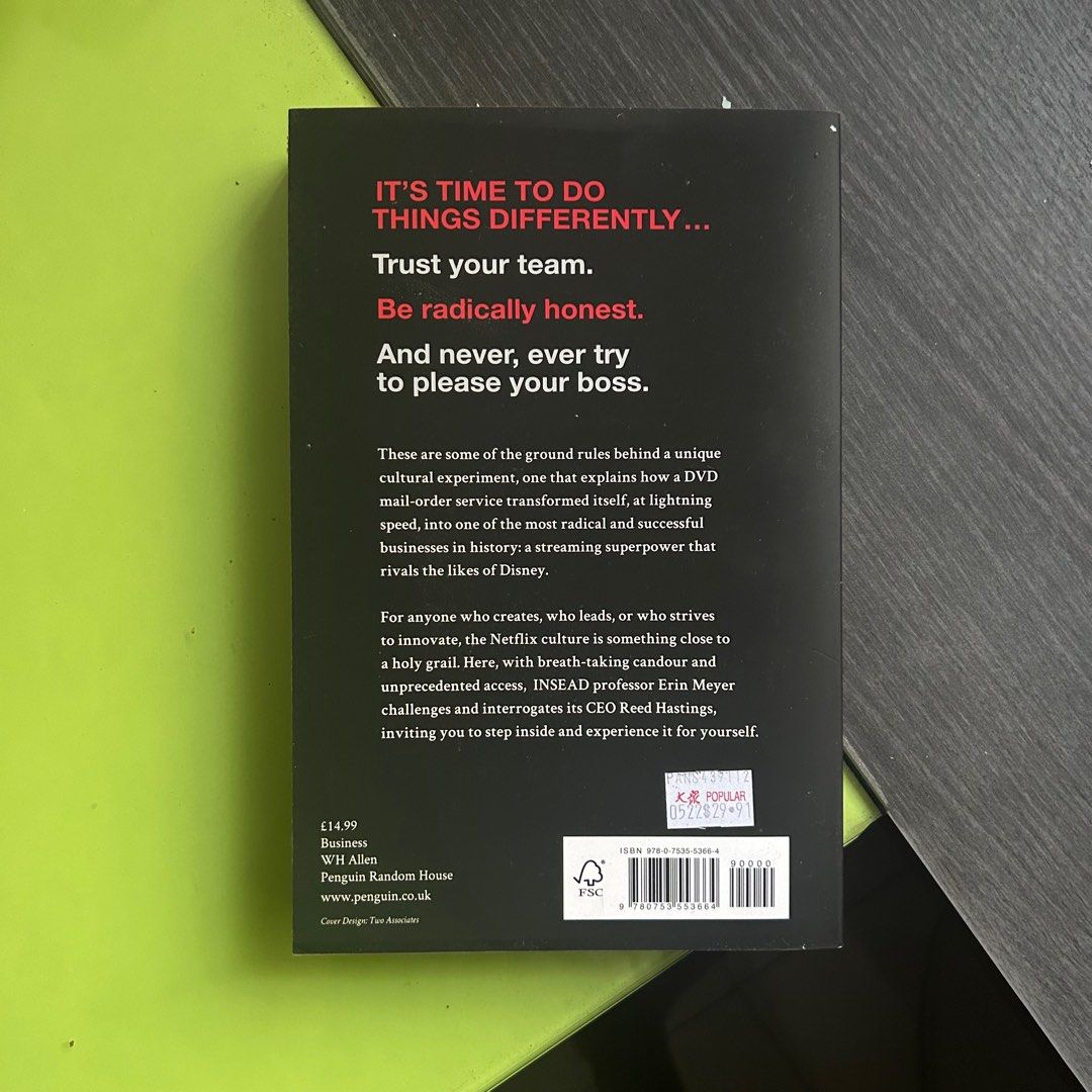 No Rules Rules (Netflix) Book, Hobbies & Toys, Books & Magazines ...