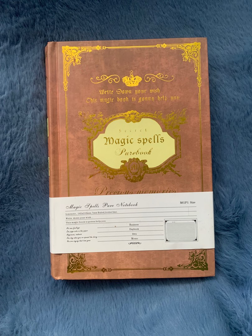 Magic spell Notebook, Hobbies & Toys, Books & Magazines, Assessment ...