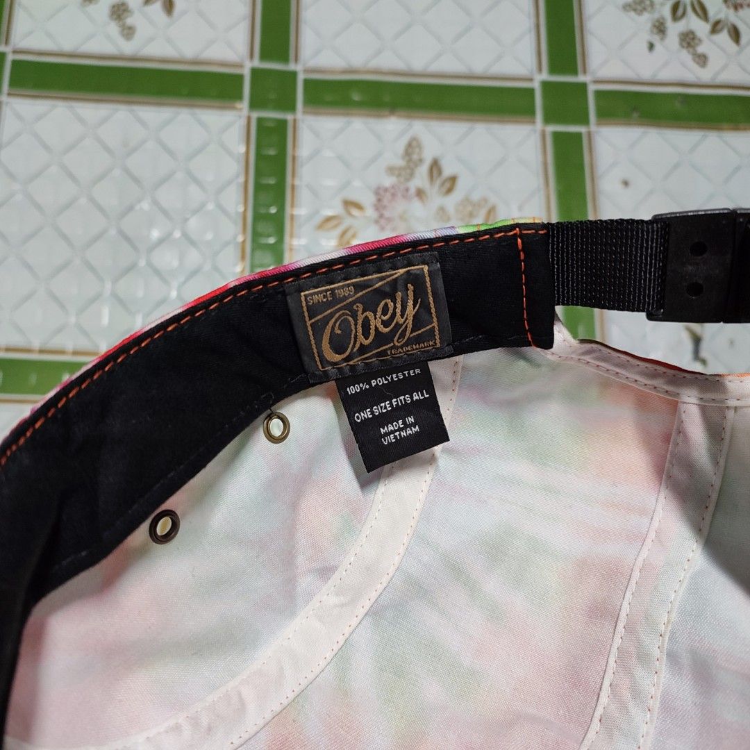 Obey 5 Panel Hat, Men's Fashion, Watches & Accessories, Caps & Hats on Carousell