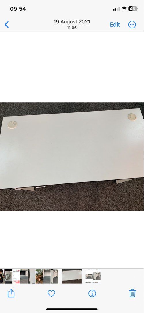 Office table clearance - office desk / study table with drawers ...