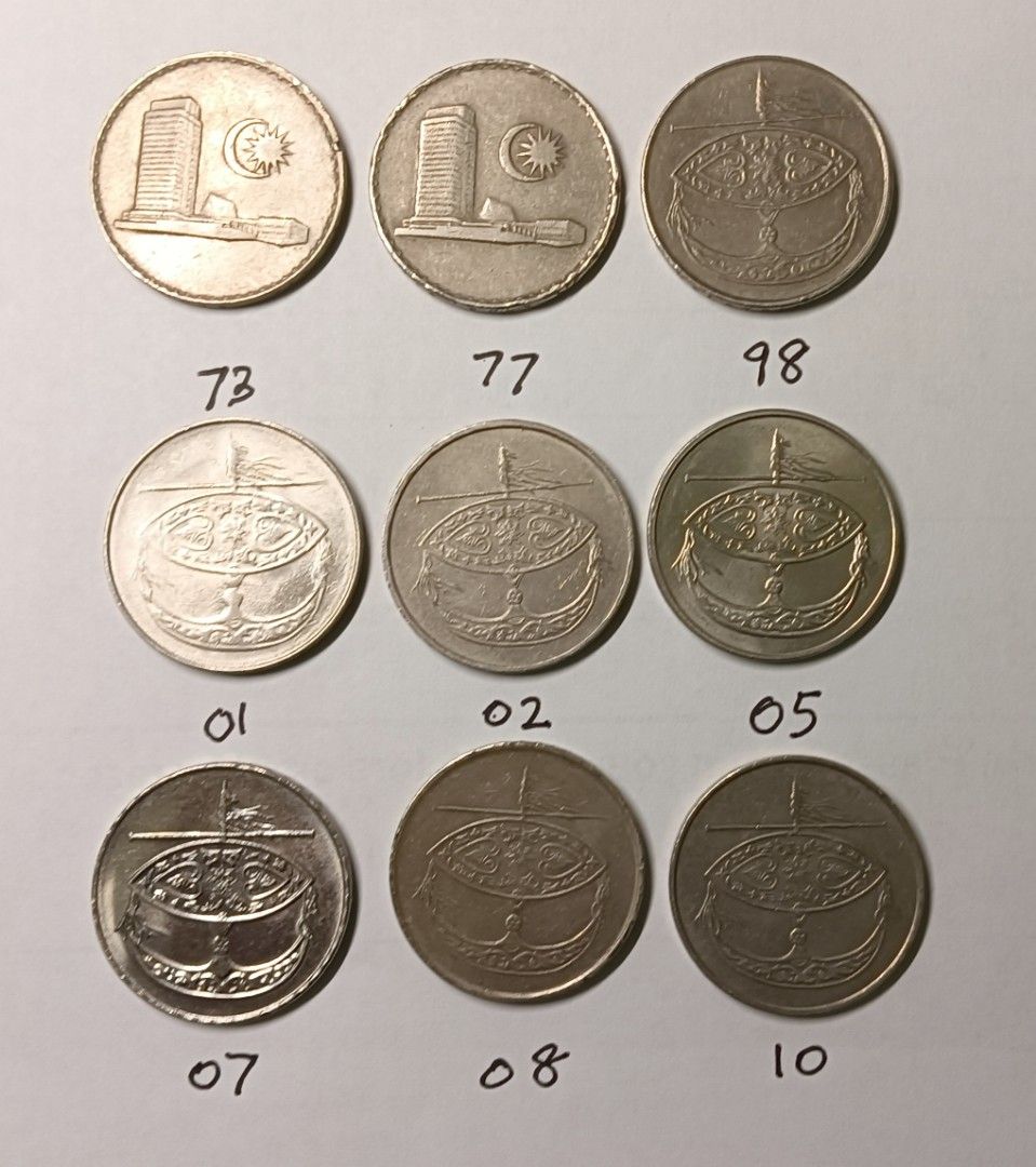 Old 50c Coins from Malaysia, Hobbies & Toys, Memorabilia & Collectibles ...