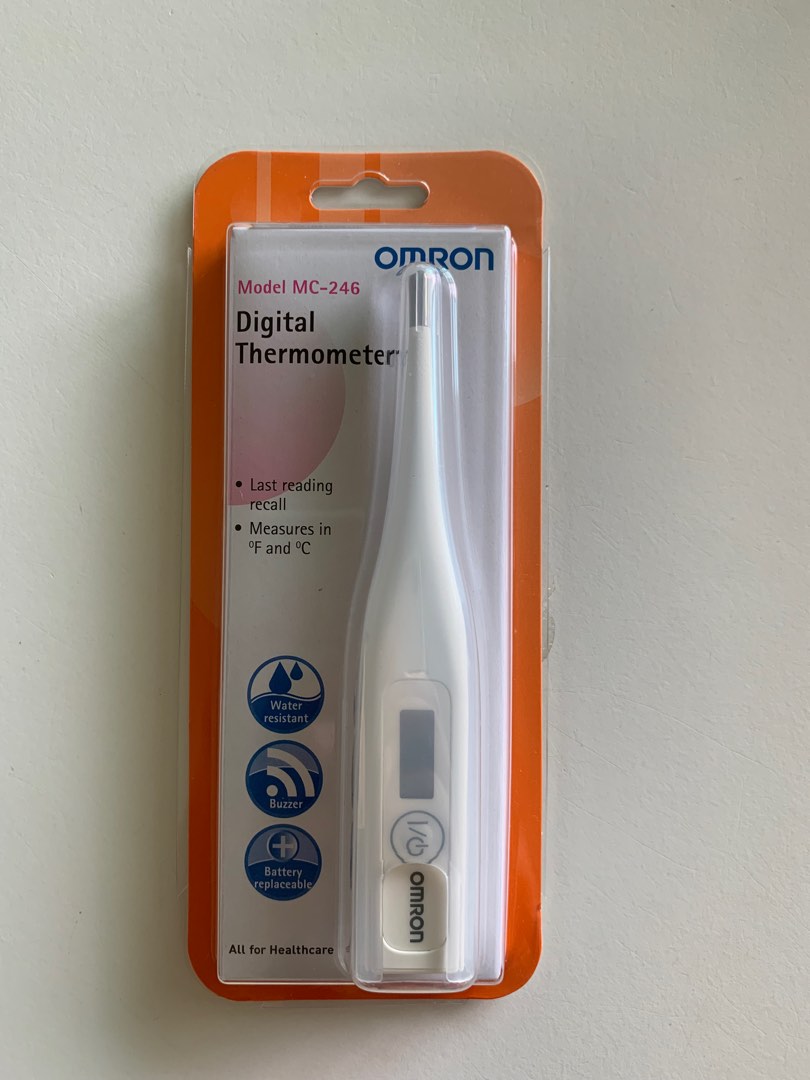 Omron Digital Thermometer, Health & Nutrition, Thermometers on Carousell