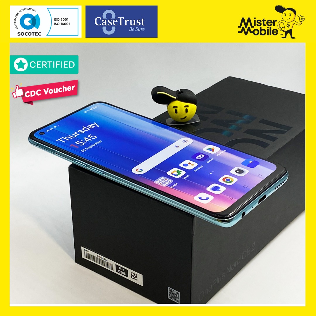 OnePlus CE 2 5G Blue 128 GB, Mobile Phones & Gadgets, Mobile Phones ...