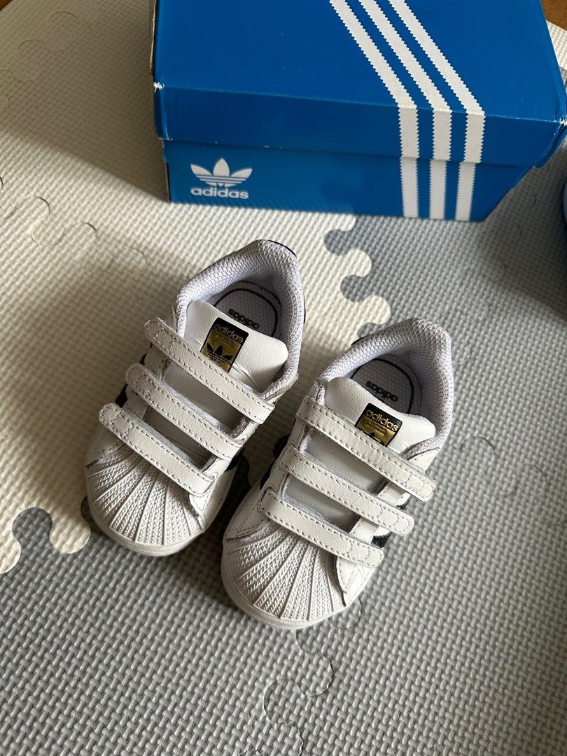 Original Addidas Superstar Kids Size 5K, Babies & Kids, Babies & Kids ...