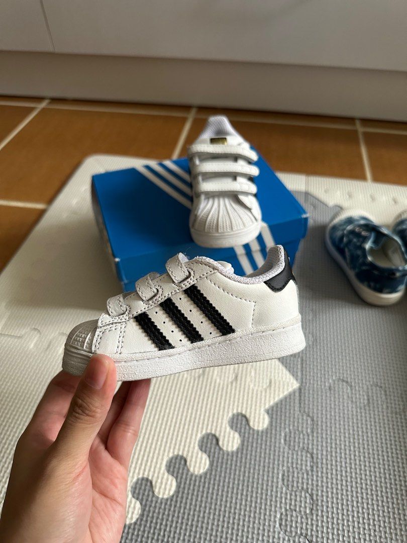 Original Addidas Superstar Kids Size 5K, Babies & Kids, Babies & Kids ...