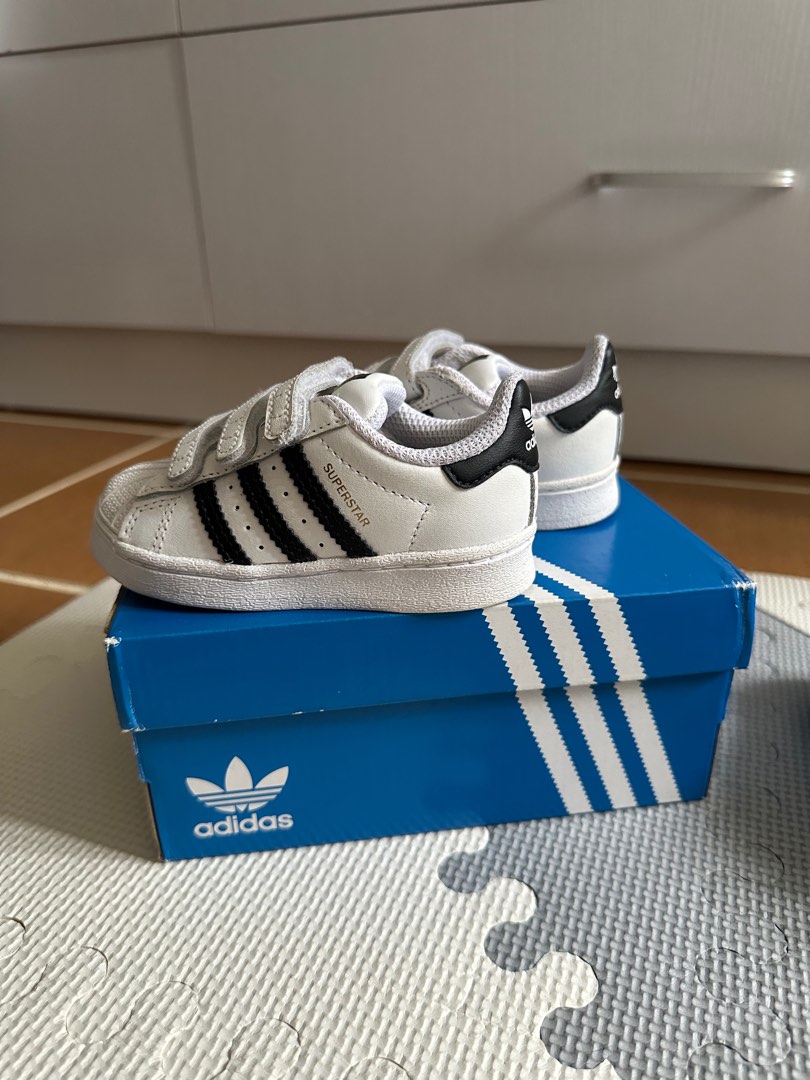 Original Addidas Superstar Kids Size 5K, Babies & Kids, Babies & Kids ...