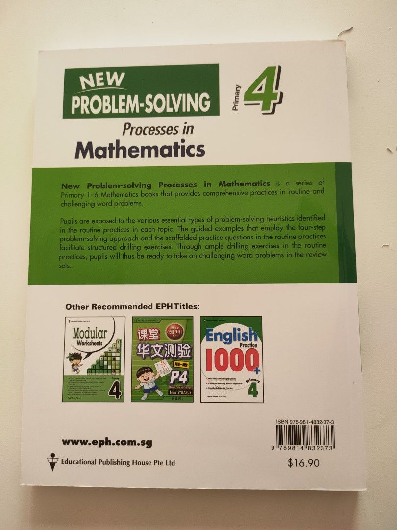 P4 Math Problem Solving, Hobbies & Toys, Books & Magazines, Assessment ...