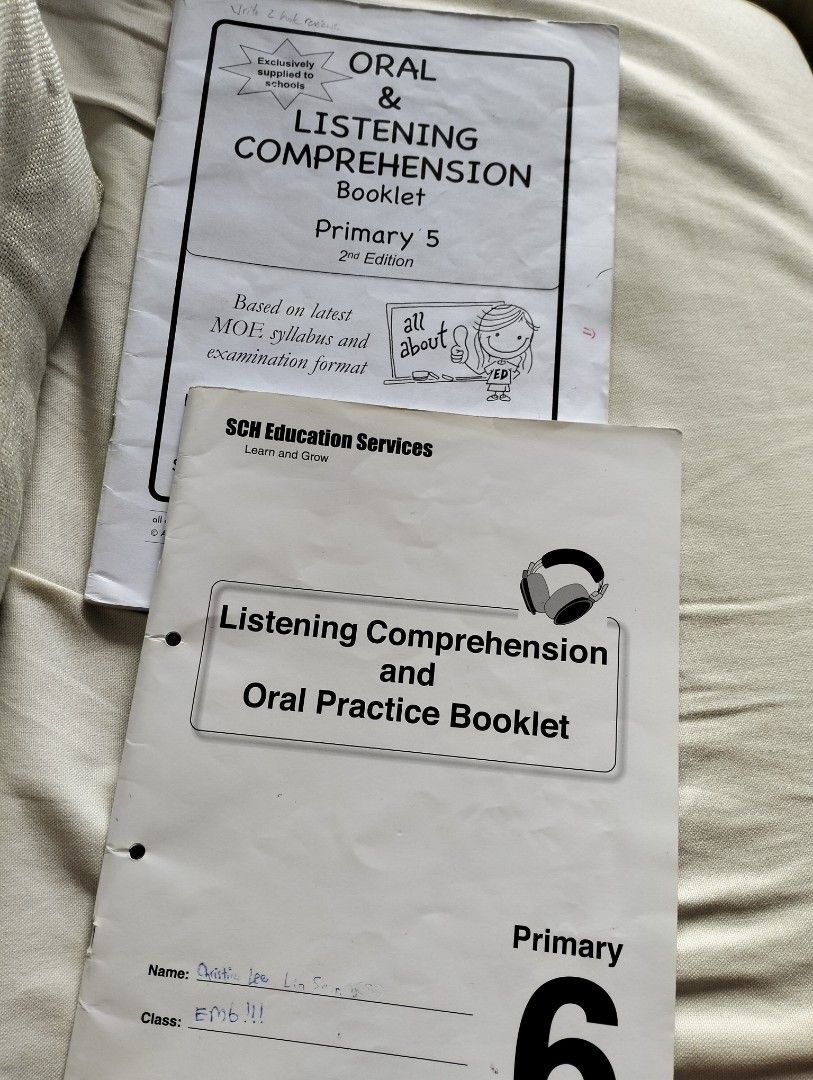 P5 p6 English oral book, Hobbies & Toys, Books & Magazines, Textbooks ...