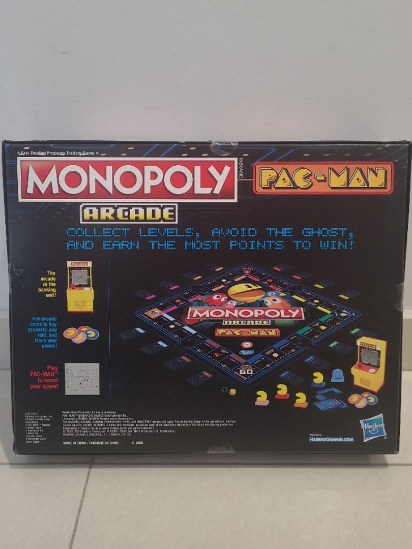 Pac-Man Monopoly, Hobbies & Toys, Toys & Games on Carousell