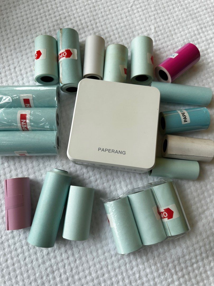 Paperang P3 Therma Printer with Sticker Thermal Paper, Computers & Tech ...