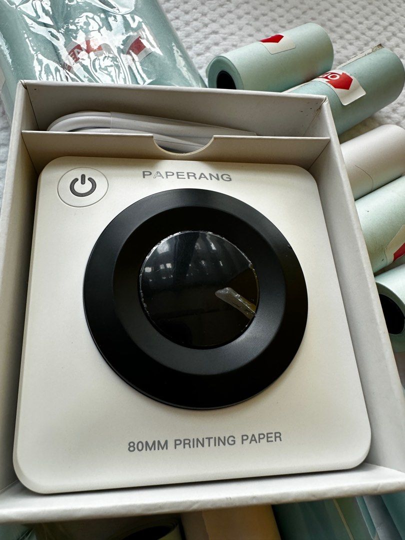 Paperang P3 Therma Printer with Sticker Thermal Paper, Computers & Tech ...