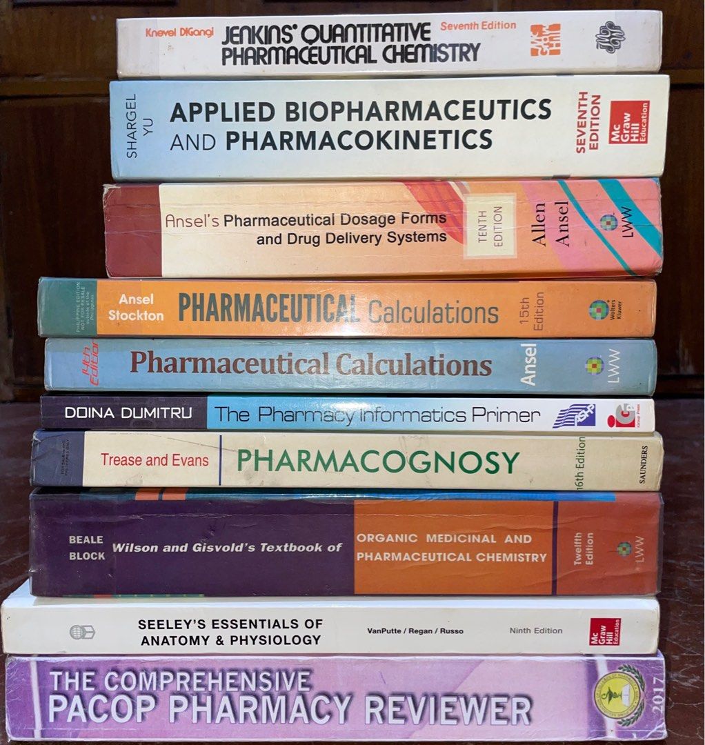 Pharmacy books, Hobbies & Toys, Books & Magazines, Textbooks on Carousell
