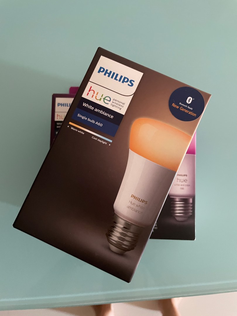 Philips Hue A60 lED light bulb, 傢俬＆家居, 燈飾及風扇, 燈飾 - Carousell
