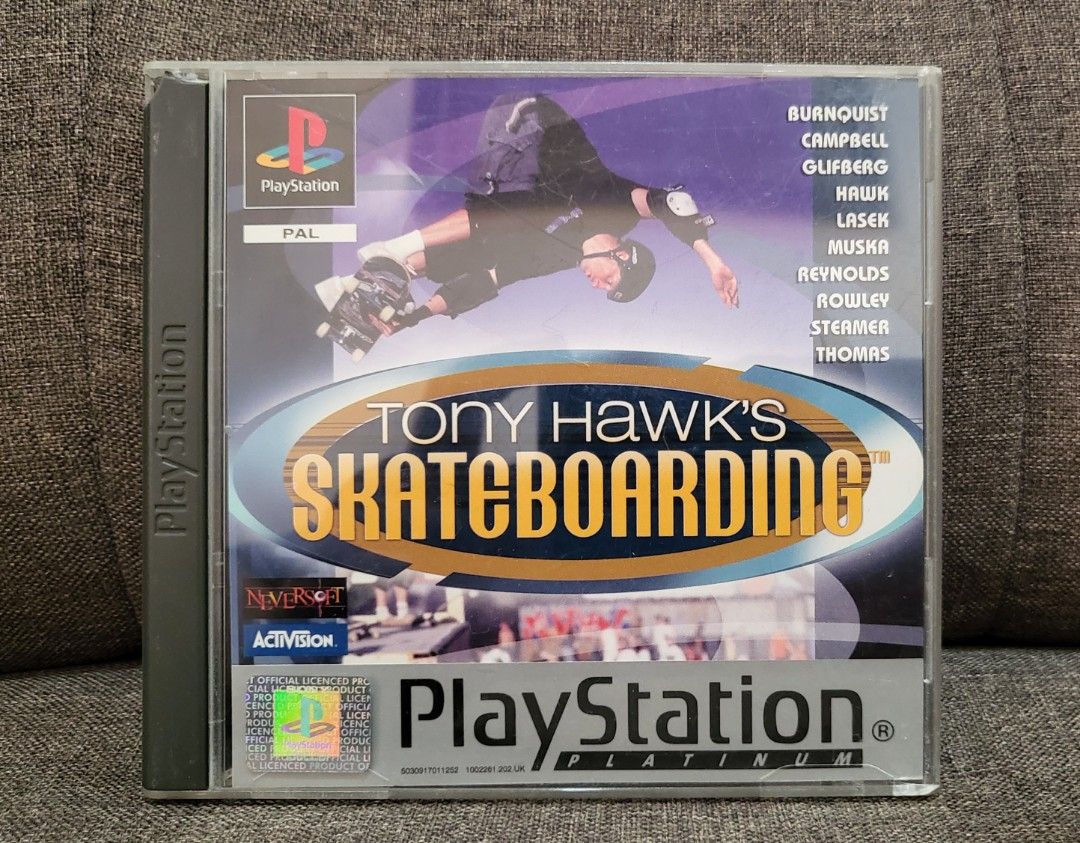 Playstation 1 PS1 Tony Hawk's Skateboarding, Video Game, Game di Carousell