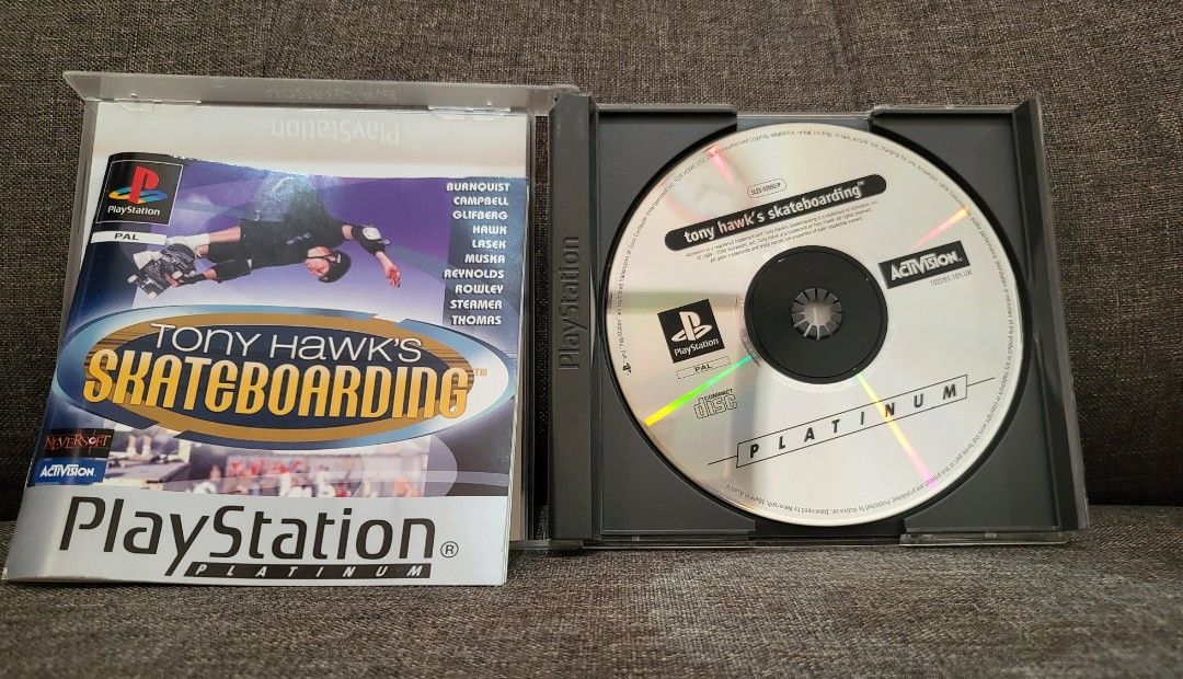 Playstation 1 PS1 Tony Hawk's Skateboarding, Video Game, Game di Carousell