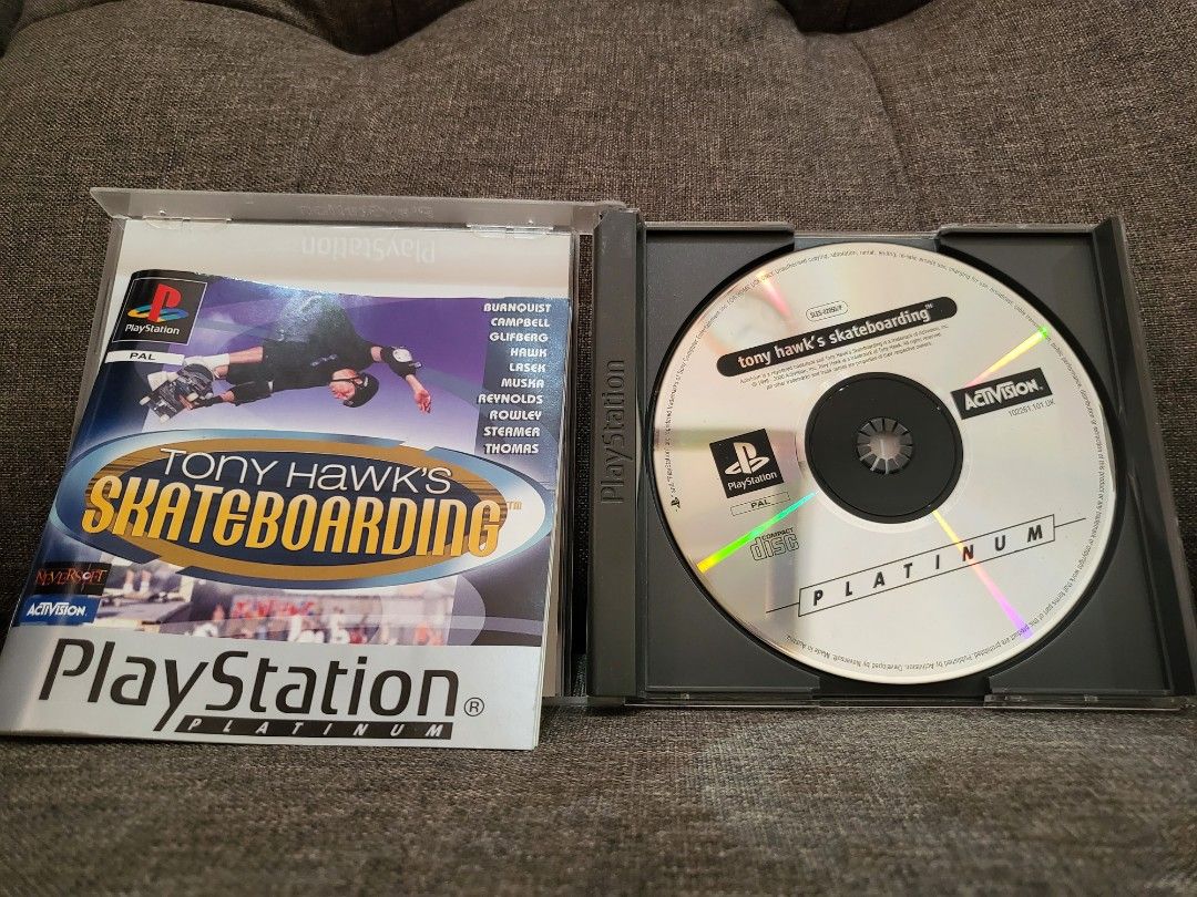 Playstation 1 PS1 Tony Hawk's Skateboarding, Video Game, Game di Carousell
