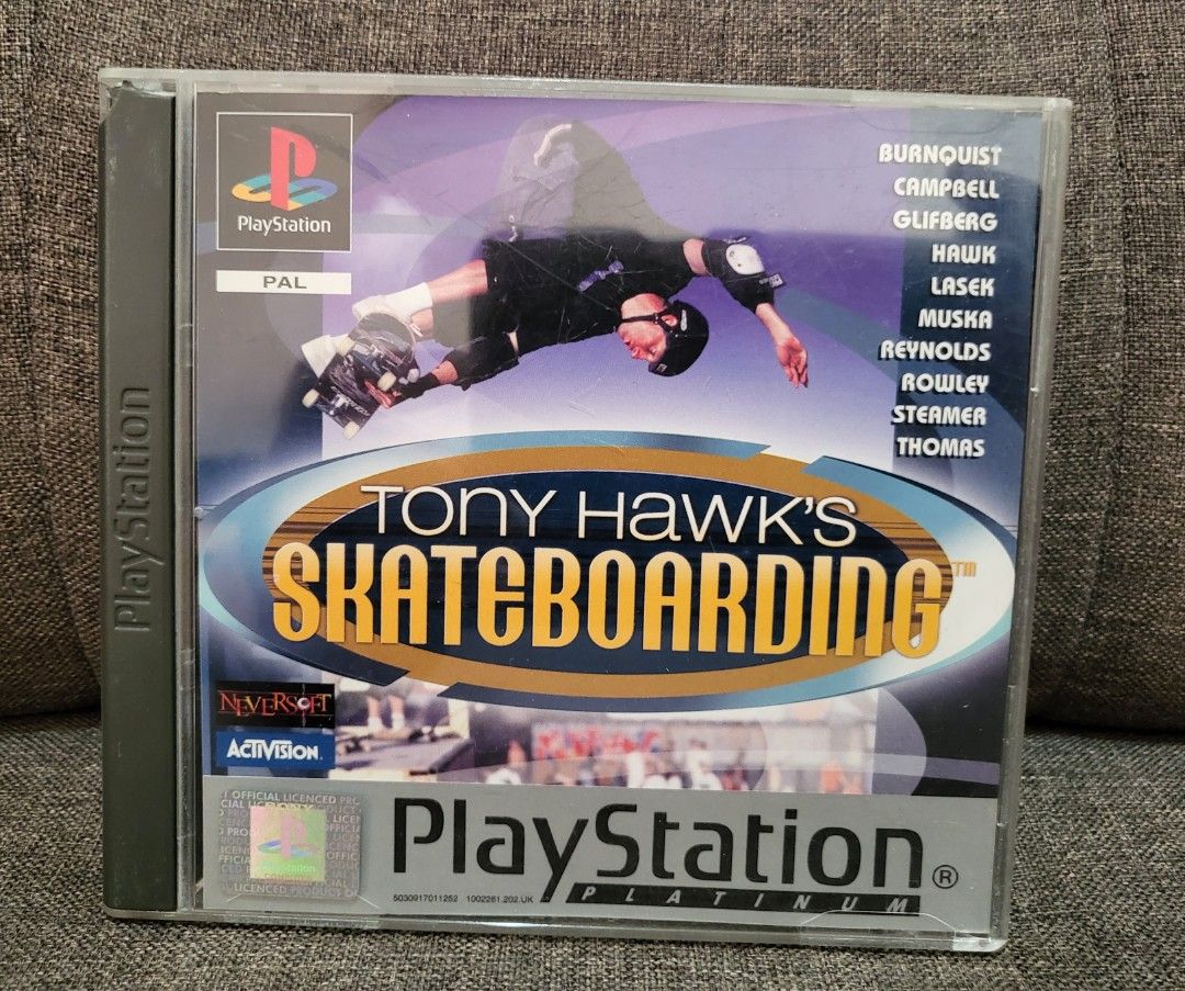 Playstation 1 PS1 Tony Hawk's Skateboarding, Video Game, Game di Carousell