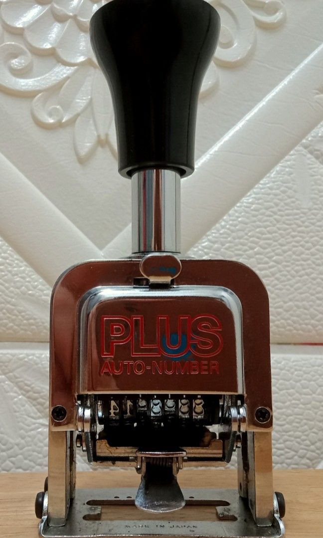 Plus Auto Number Metal Stemp Numbering Type F, Hobbies & Toys ...