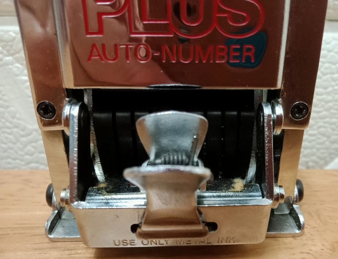 Plus Auto Number Metal Stemp Numbering Type F, Hobbies & Toys ...