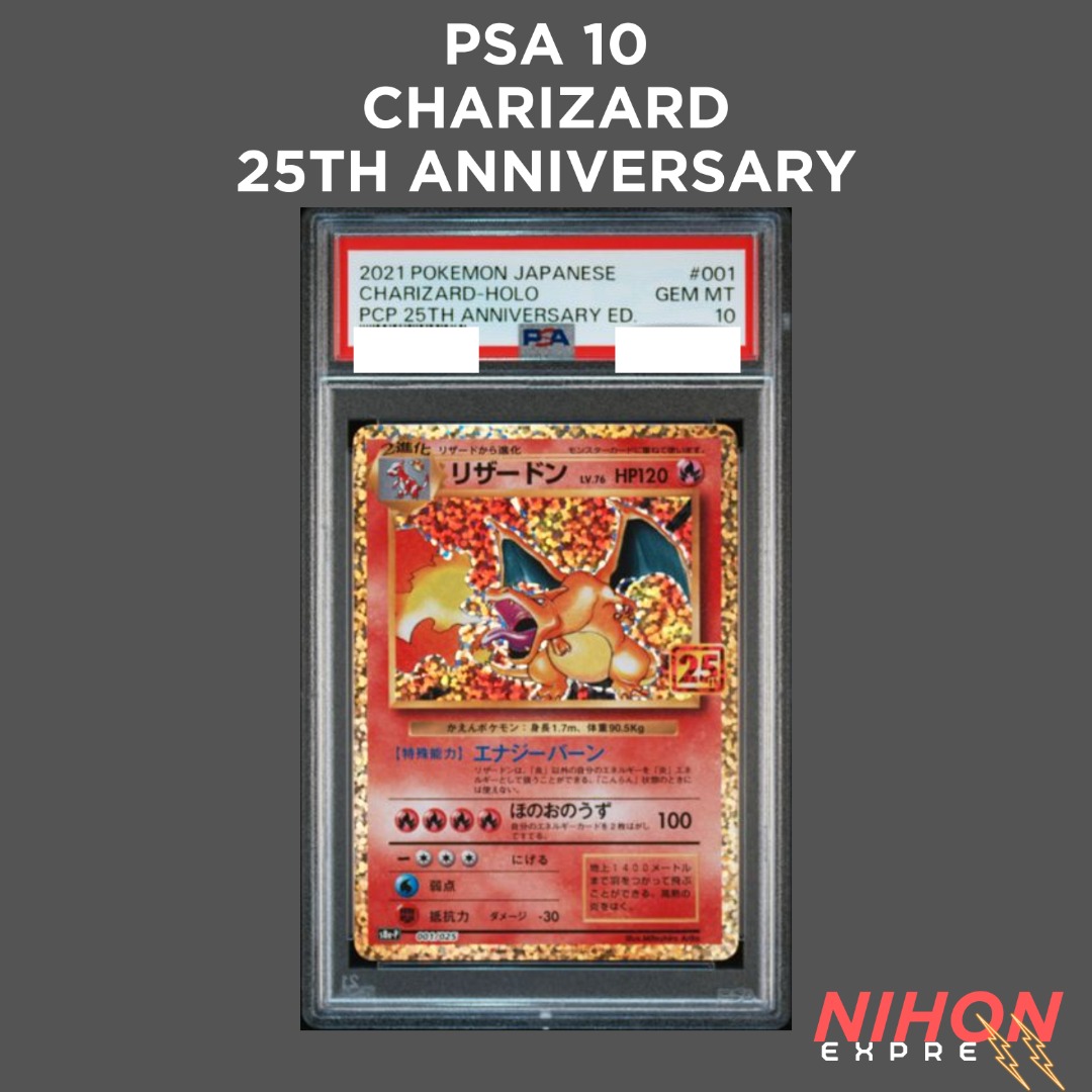 [PO] PSA 10 25th Anniversary Charizard, Hobbies & Toys, Toys & Games on Carousell