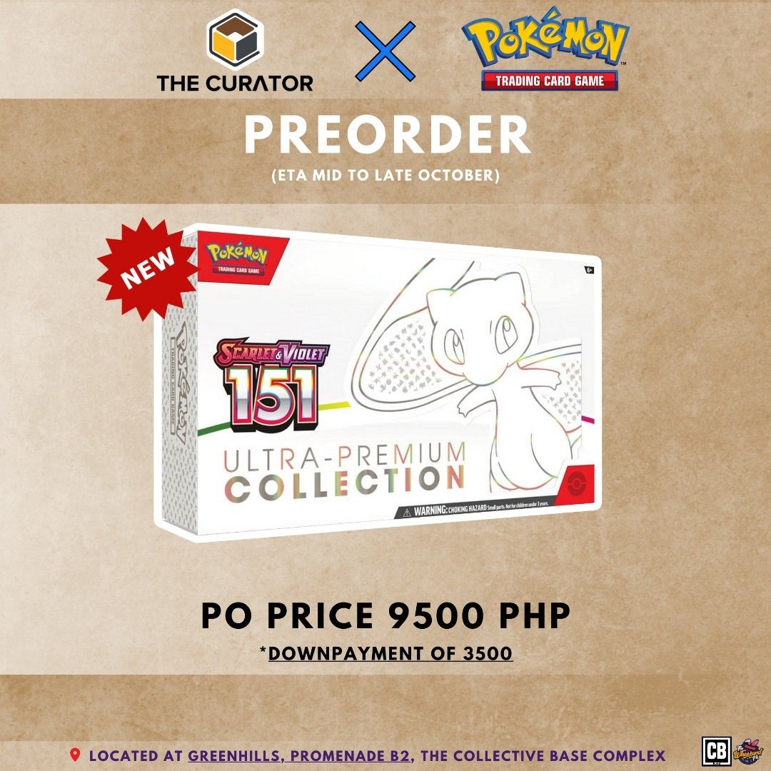 Pokemon 151 UPC - Ultra Premium Collection, Hobbies & Toys, Toys ...
