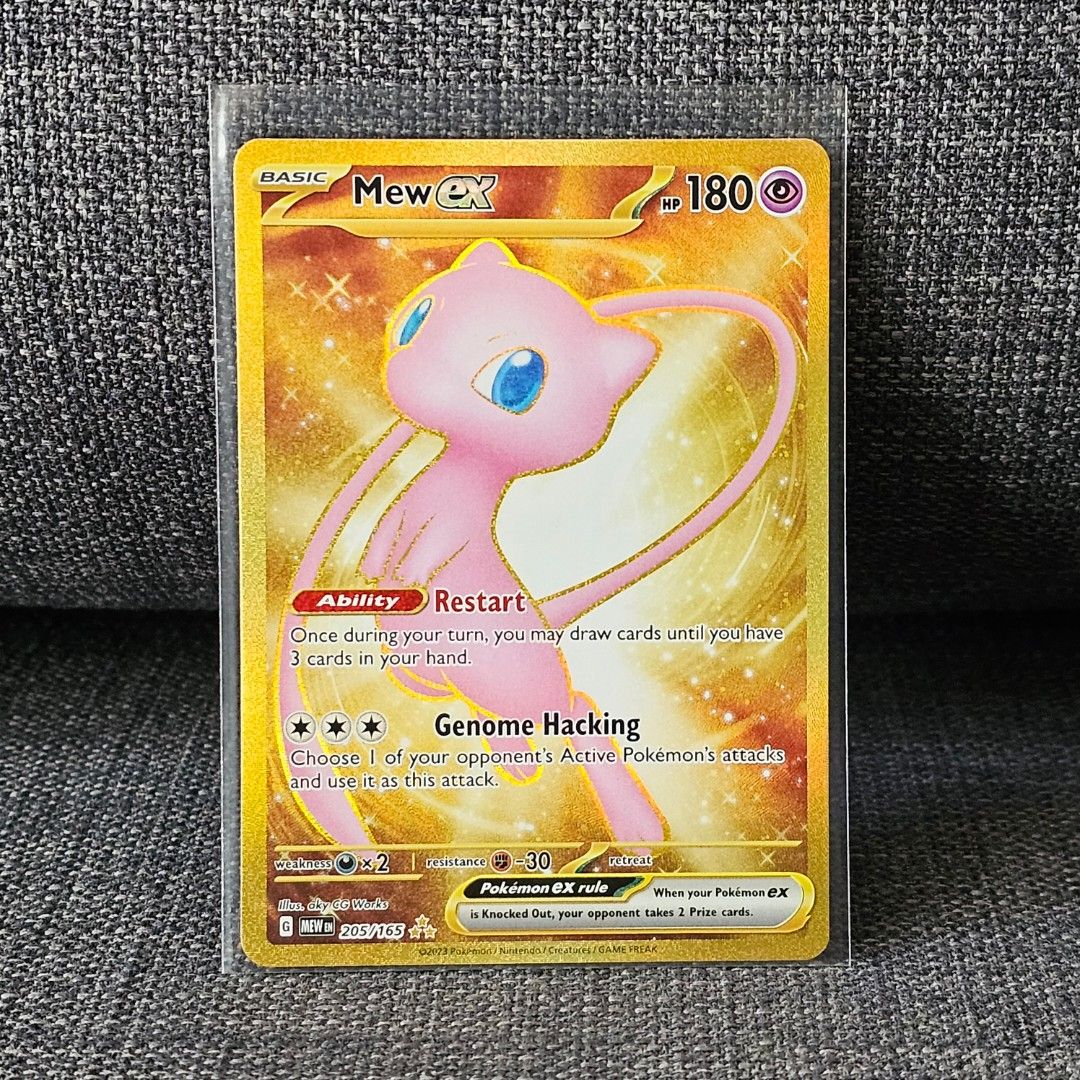 Pokemon card 151 Mew Gold English, Hobbies & Toys, Toys & Games on ...