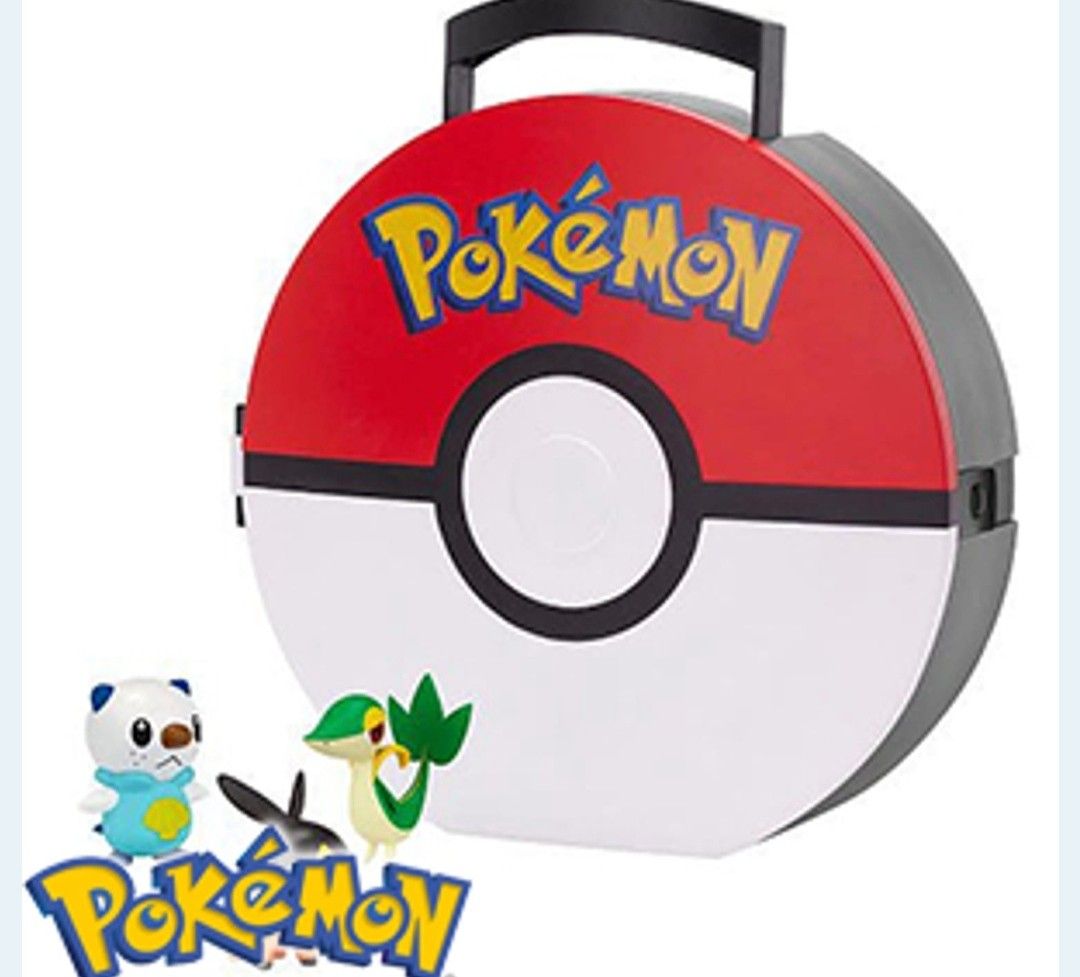Pokemon Poke Ball Hard Carrying Case Storage Figure Carrier 2011 ...