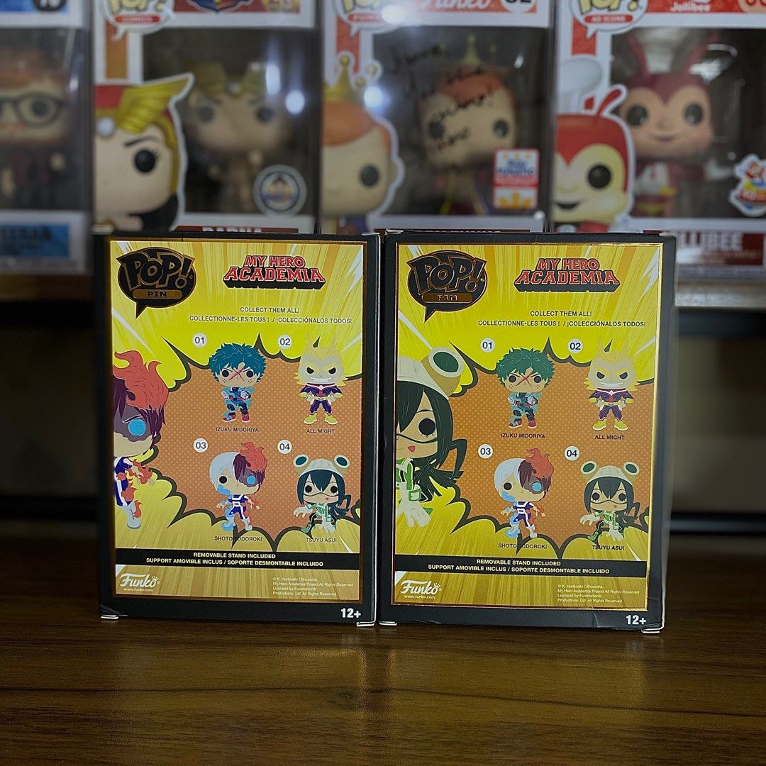 Pop! Pin MHA Shoto Todoroki and Tsuyu Asui Enamel Pin, Hobbies & Toys ...