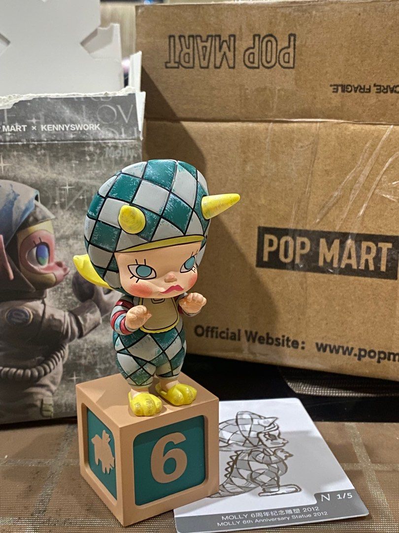 POPMART Molly Anniversary Dino Green, Hobbies & Toys, Toys & Games on ...