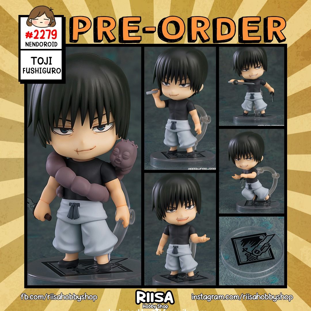 (Preorder) Nendoroid 2279 Toji Fushiguro - Jujutsu Kaisen, Hobbies ...