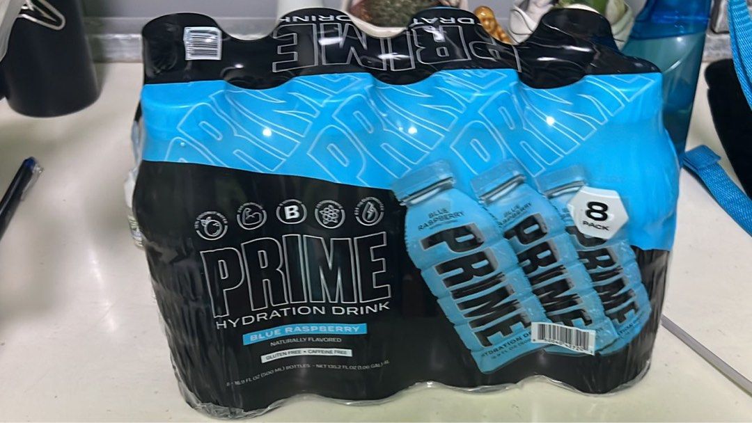 Prime Blue Raspberry, Food & Drinks, Beverages on Carousell