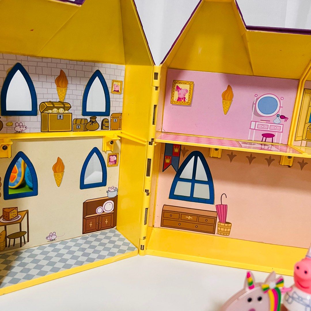 Princess Peppa Pig Castle Mansion Unicorn Peppa Pig figures Peppa Pig ...