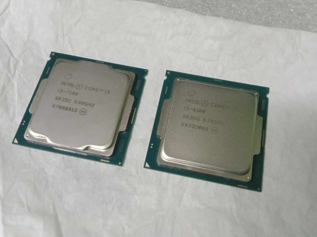 processor i3 7100 7th gen at i3 6100 6th gen set p1350, Computers ...