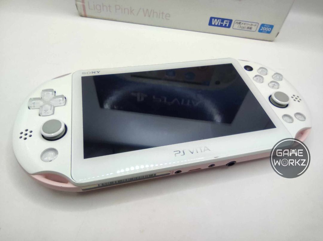 PS VITA 2000 (SLIM) Light Pink / White, Video Gaming, Video Game ...
