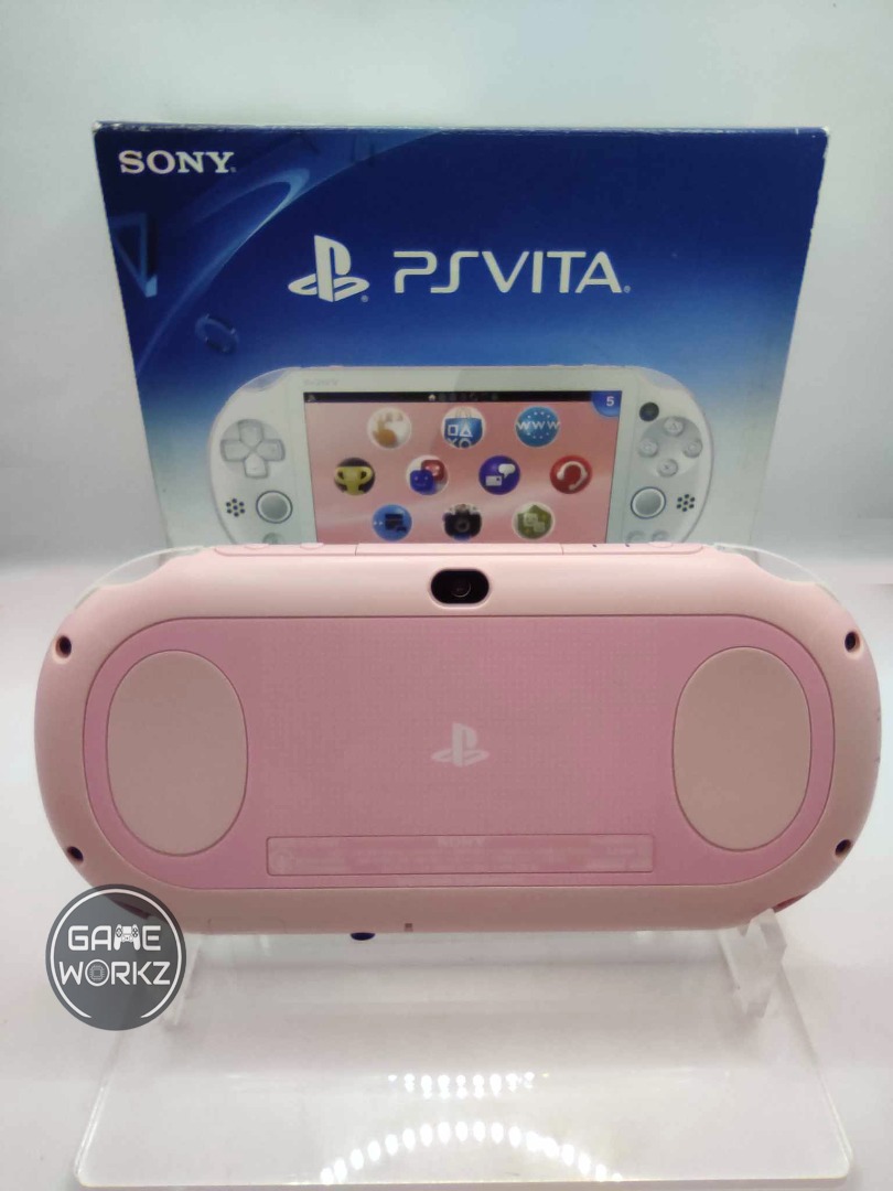 PS VITA 2000 (SLIM) Light Pink / White, Video Gaming, Video Game ...