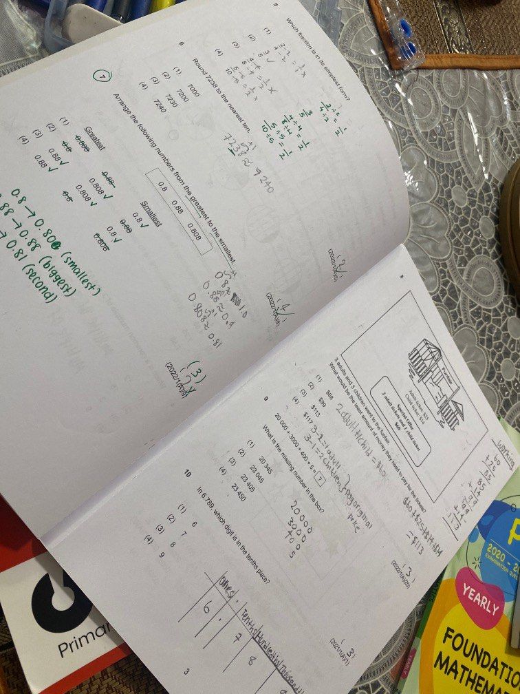 PSLE Foundation Mathematics TOPICAL, Hobbies & Toys, Books & Magazines ...