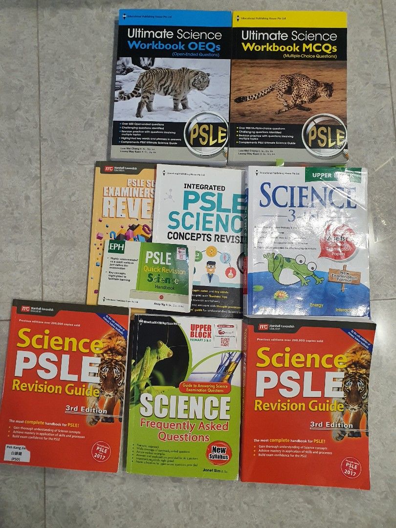 PSLE Science Assessment Book, Hobbies & Toys, Books & Magazines ...