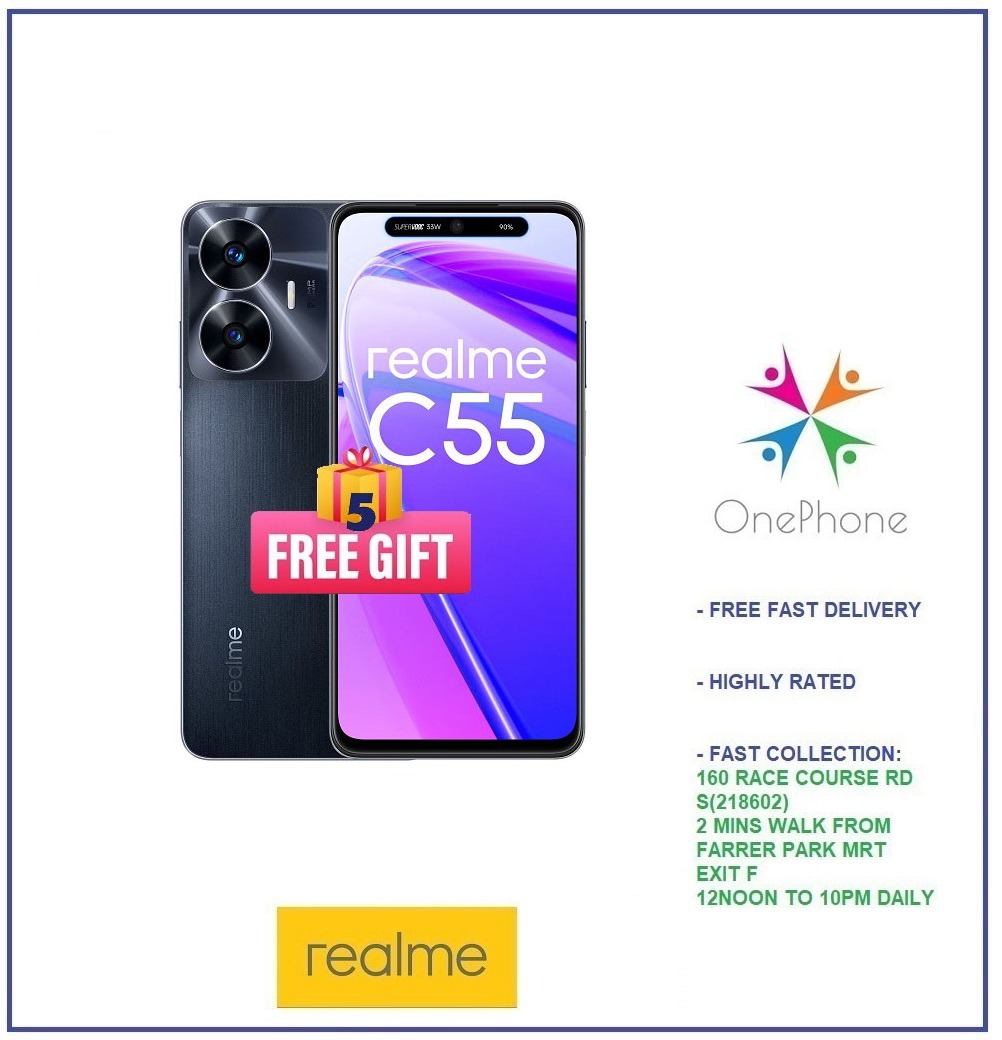 Realme C55 256GB/8GB & 128GB/6GB (5 FREE GIFTS), Mobile Phones & Gadgets, Mobile Phones, Android ...